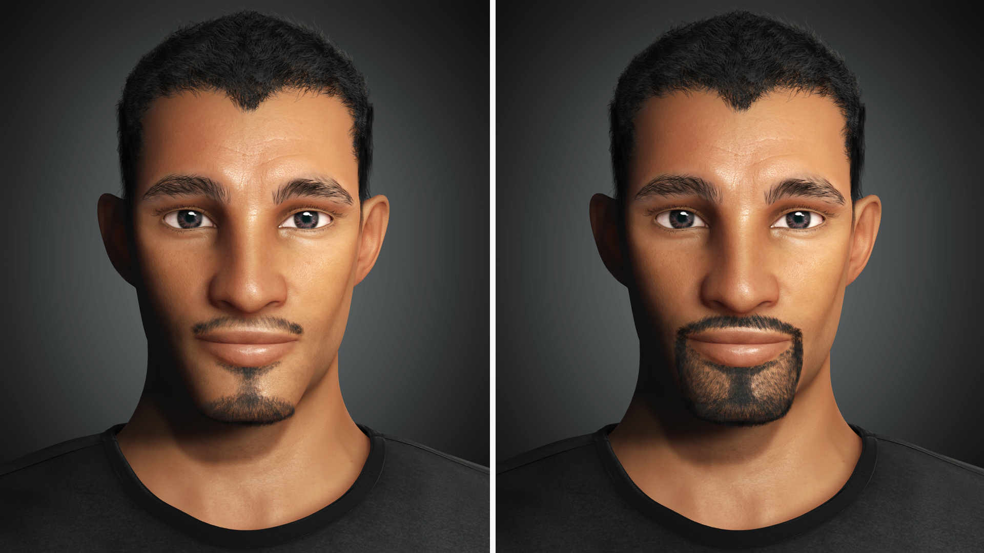 HairStudio - Beard Styles Vol.01 - Character Creator/Hair - Reallusion ...