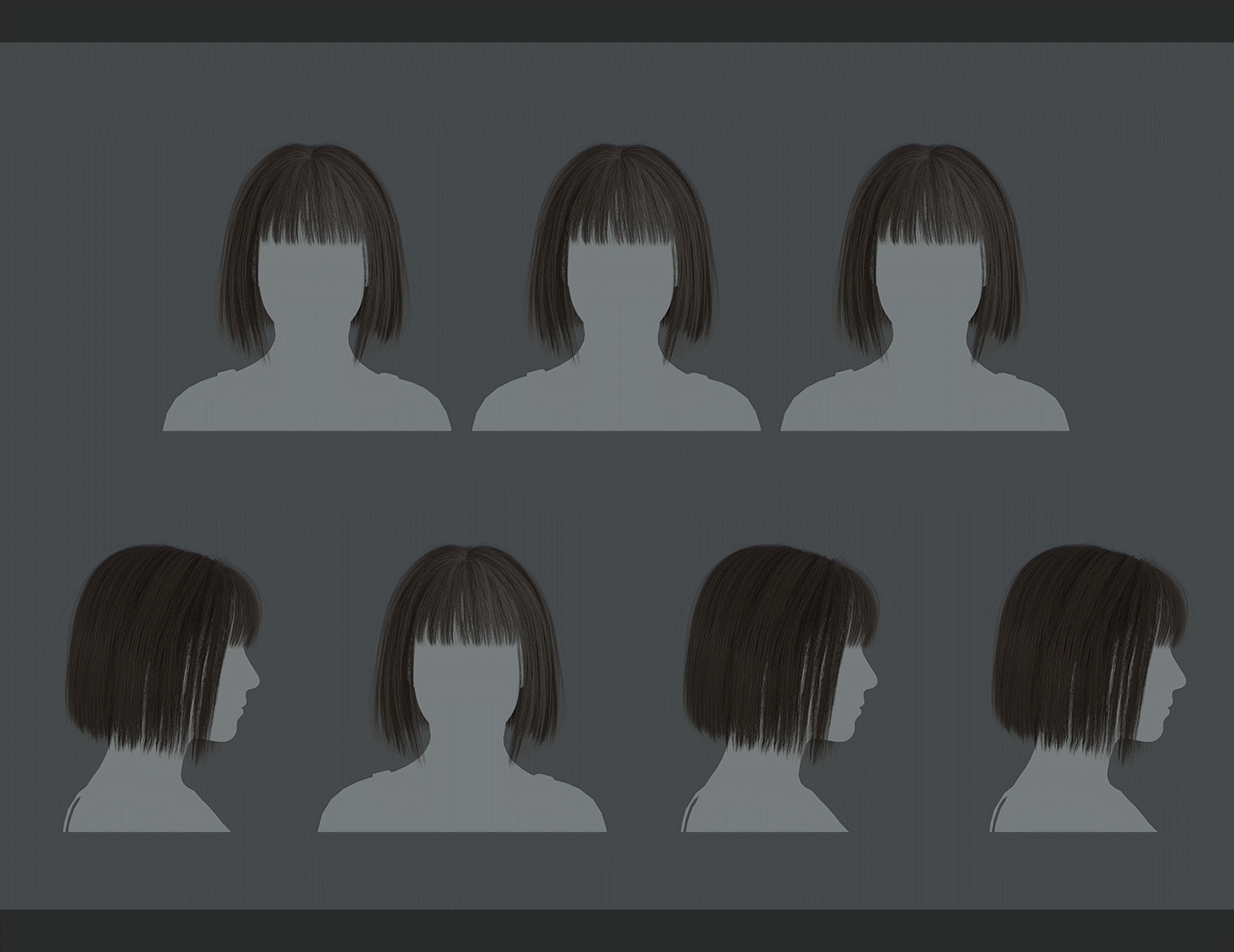 BluntCut_B4 - Character Creator/Hair - Reallusion Content Store