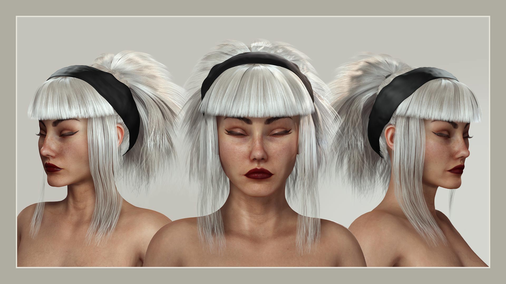 Yasu Hair - Character Creator/Hair - Reallusion Content Store