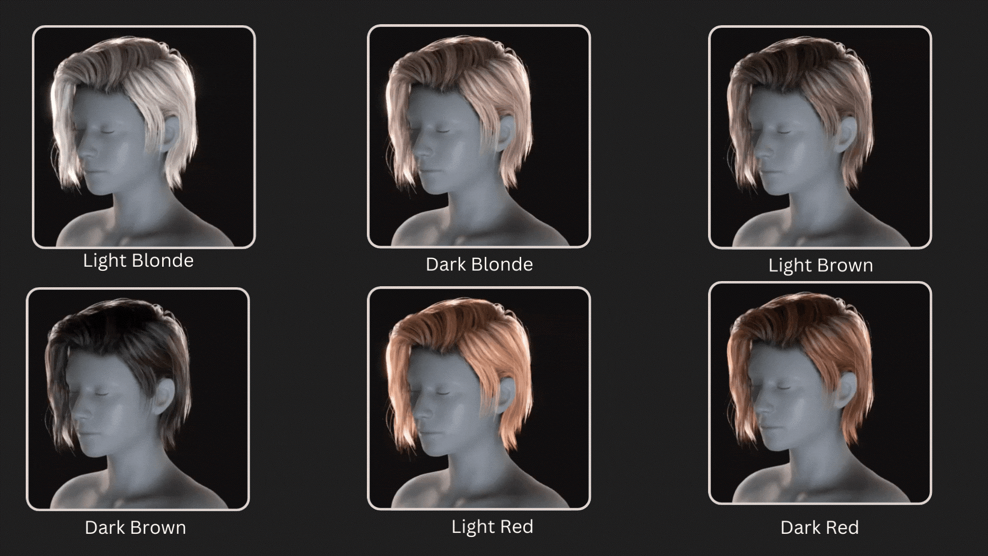 Edgy Bob Hair - Character Creator/Hair - Reallusion Content Store