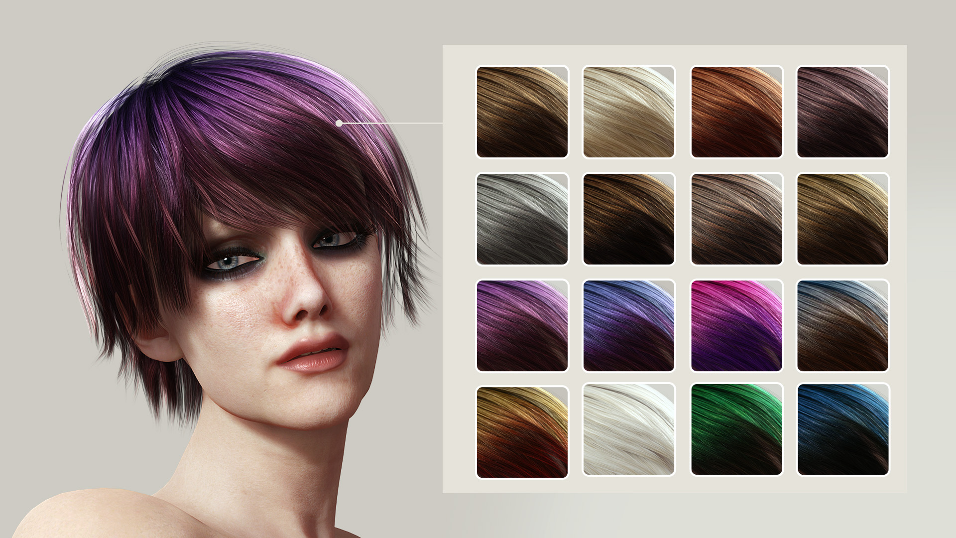 Taylor Hair - Character Creator/Hair - Reallusion Content Store
