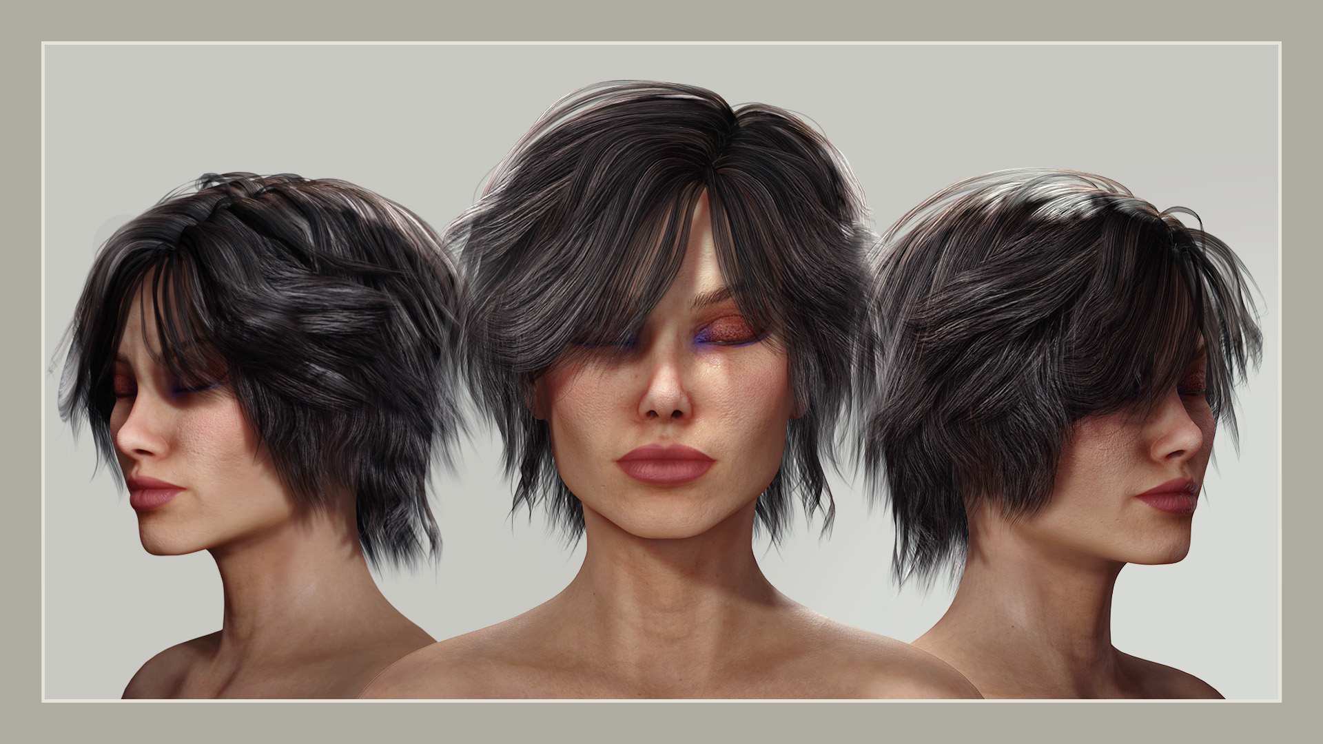 Shawn Hair - Character Creator/Hair - Reallusion Content Store
