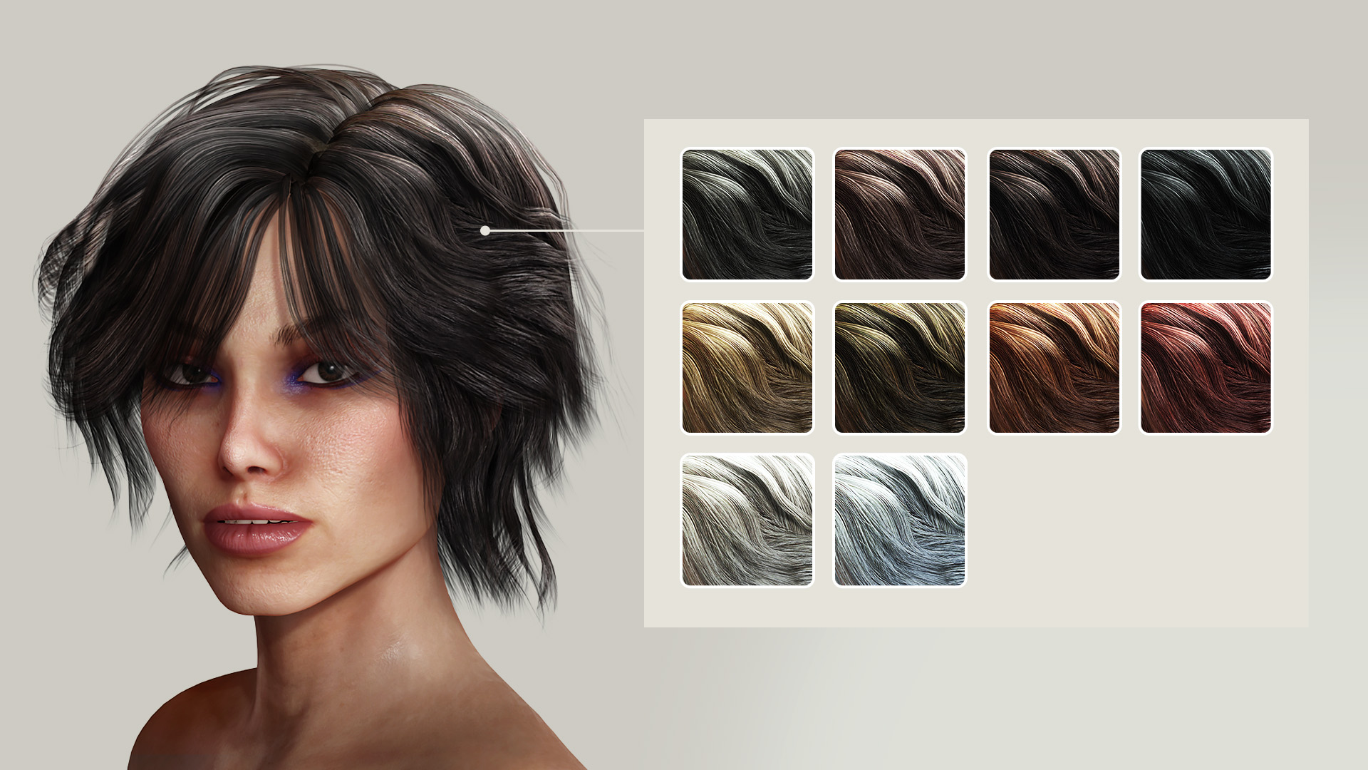 Shawn Hair - Character Creator/Hair - Reallusion Content Store