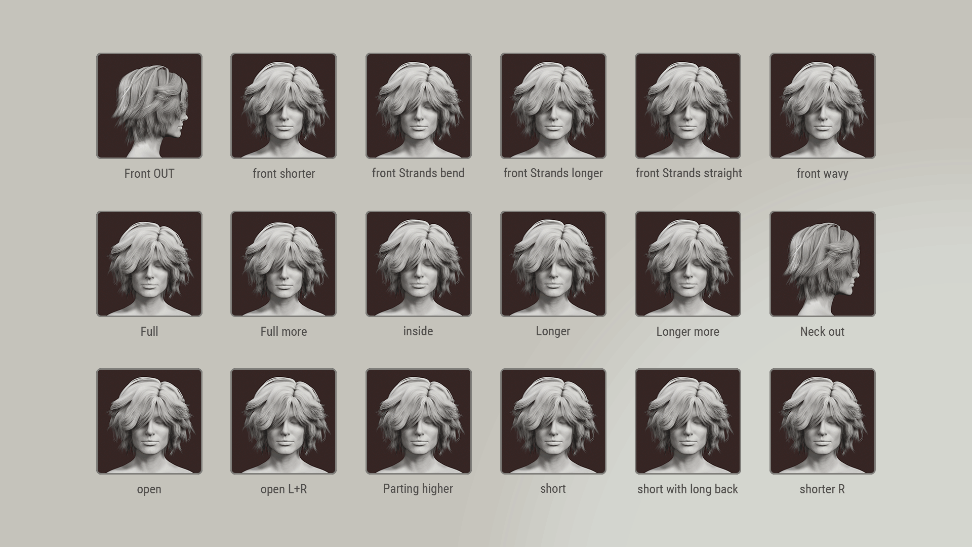 Shawn Hair - Character Creator/Hair - Reallusion Content Store