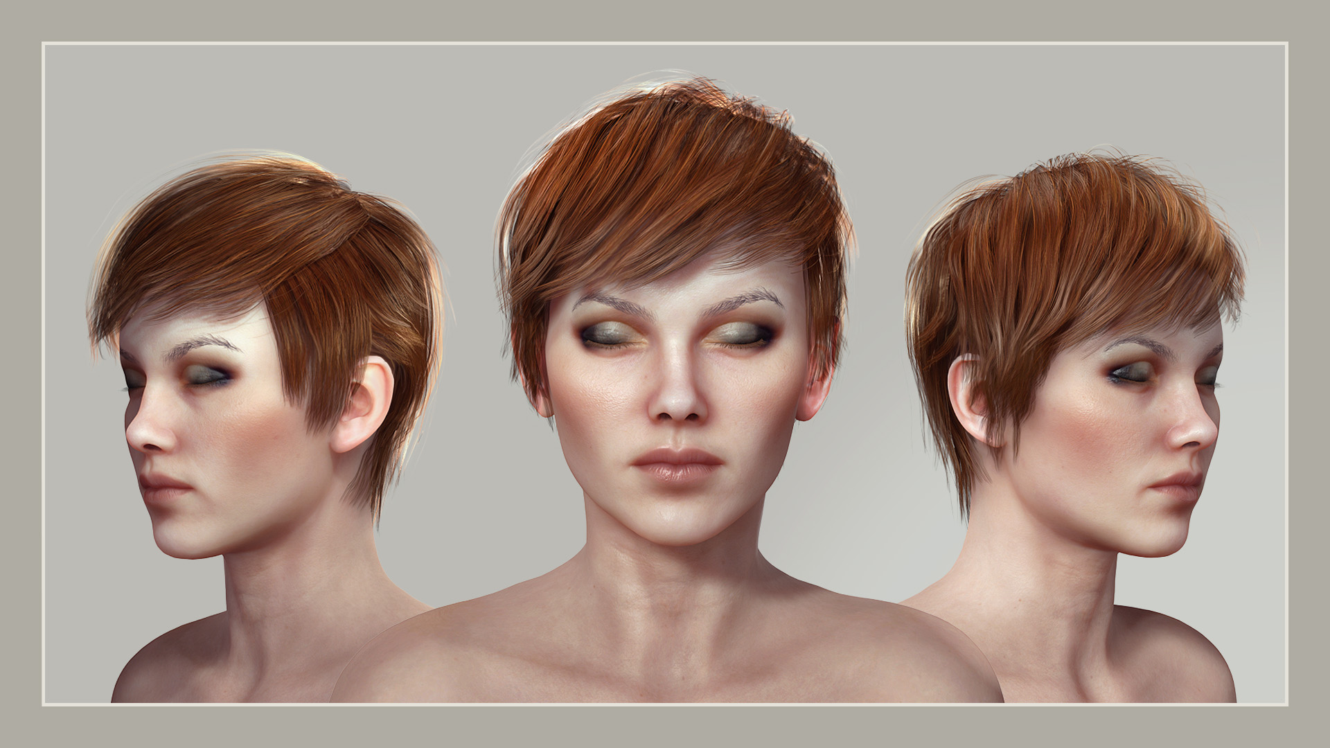 Sam Hair - Character Creator/Hair - Reallusion Content Store