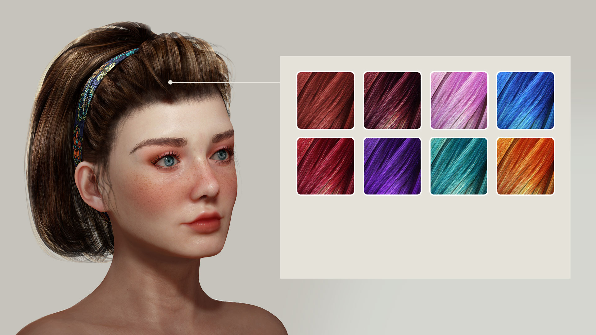 Cinnia Hair - Character Creator/Hair - Reallusion Content Store