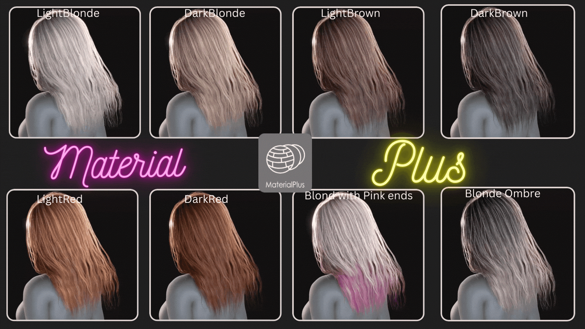 Long Side Bangs Hair - Character Creator/Hair - Reallusion Content Store