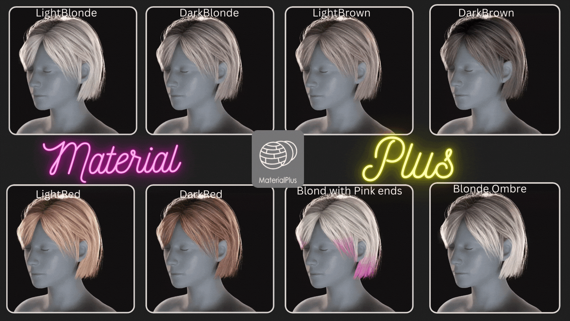 Cute Bob With Bangs Hair - Character Creator/Hair - Reallusion Content ...