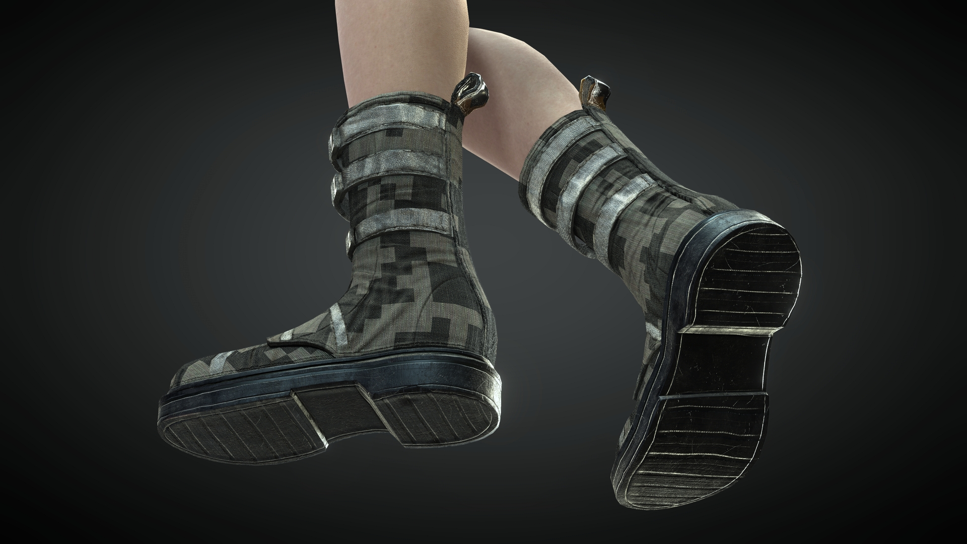 Cyberpunk Boots 1988 - Character Creator/Outfit - Reallusion Content Store