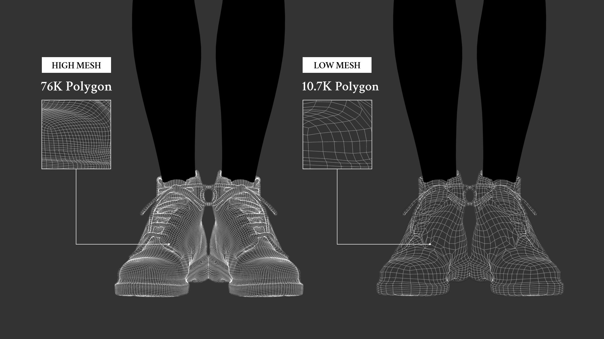 Black Leather Boots - Character Creator/Outfit - Reallusion Content Store