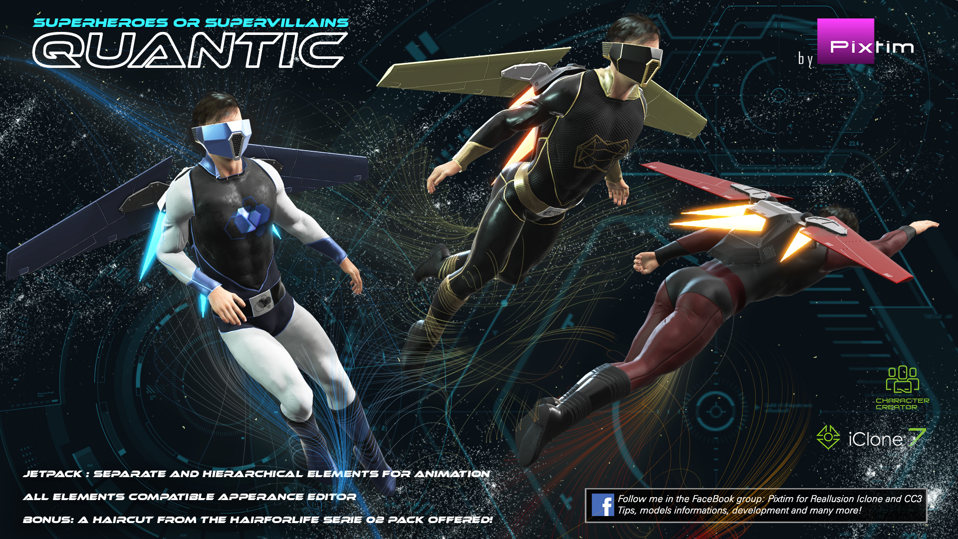 Superheroes or Supervillains : Quantic - Character Creator/Actor ...