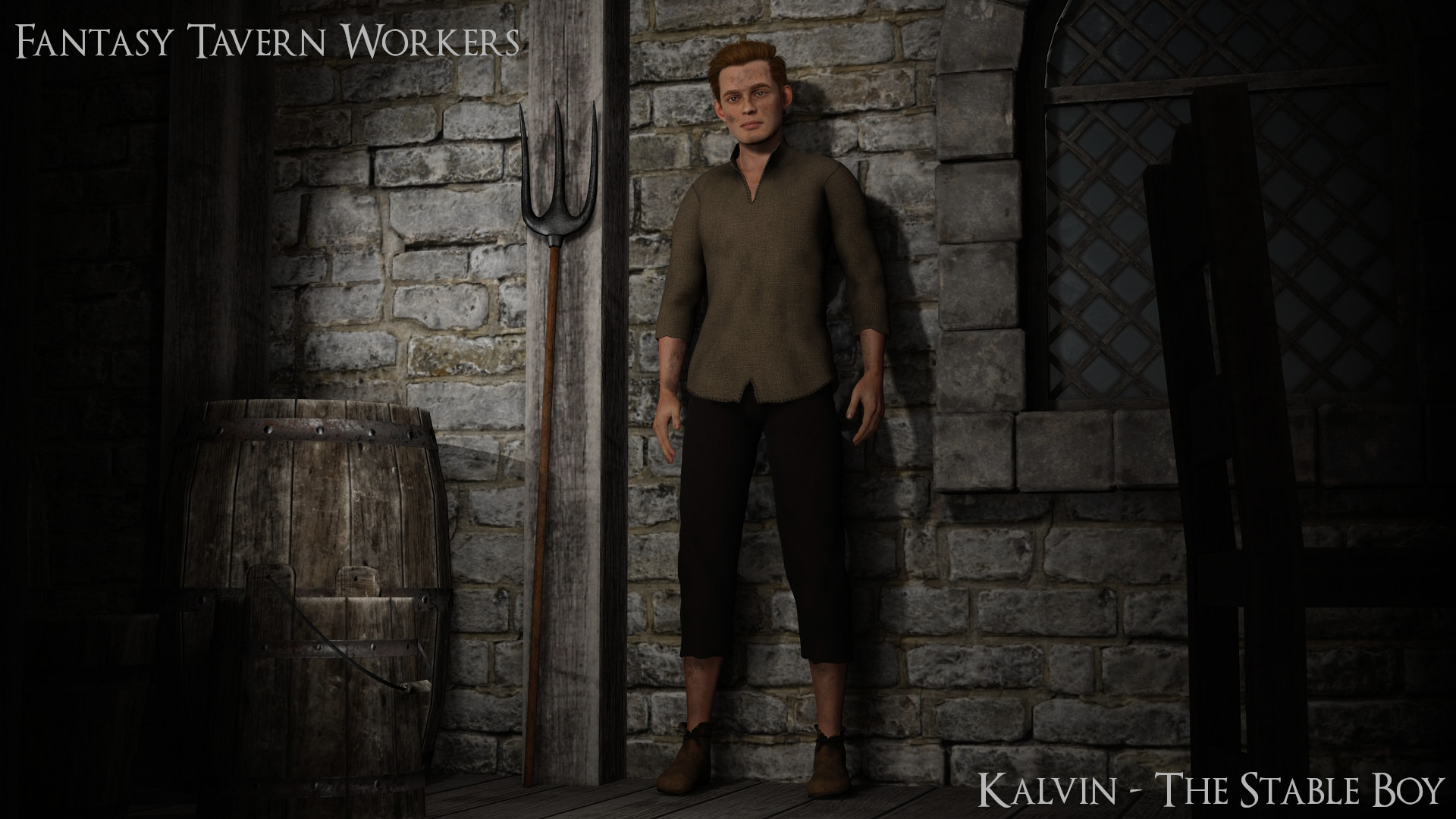 Kalvin - The Stable Boy - Character Creator/Actor - Reallusion Content ...