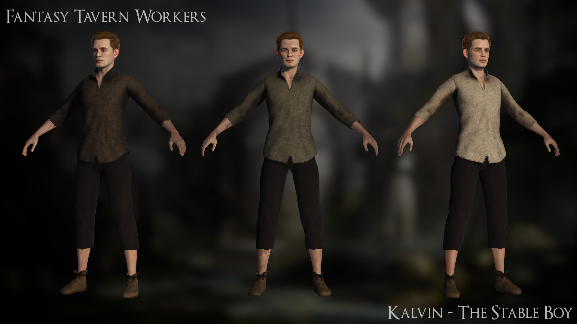 Kalvin - The Stable Boy - Character Creator/Actor - Reallusion Content ...