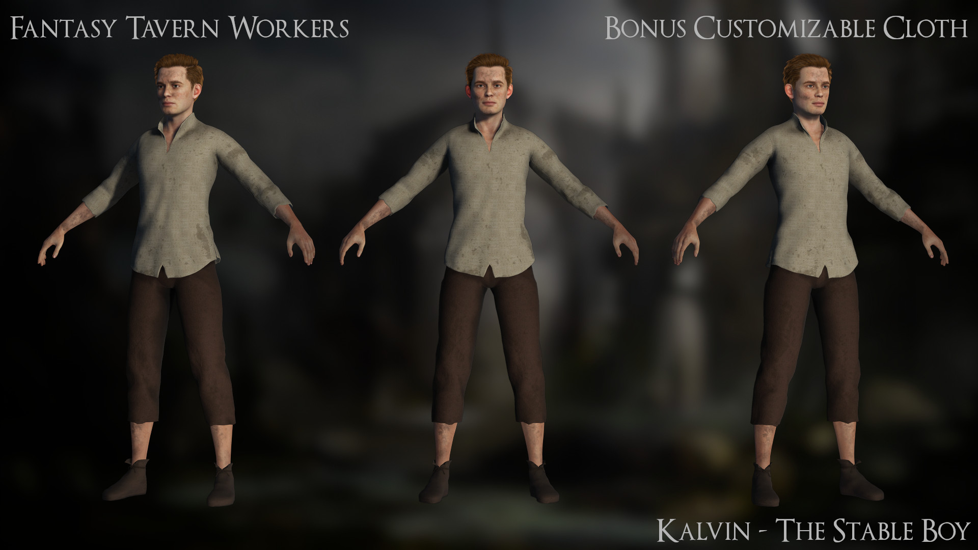 Kalvin - The Stable Boy - Character Creator/Actor - Reallusion Content ...