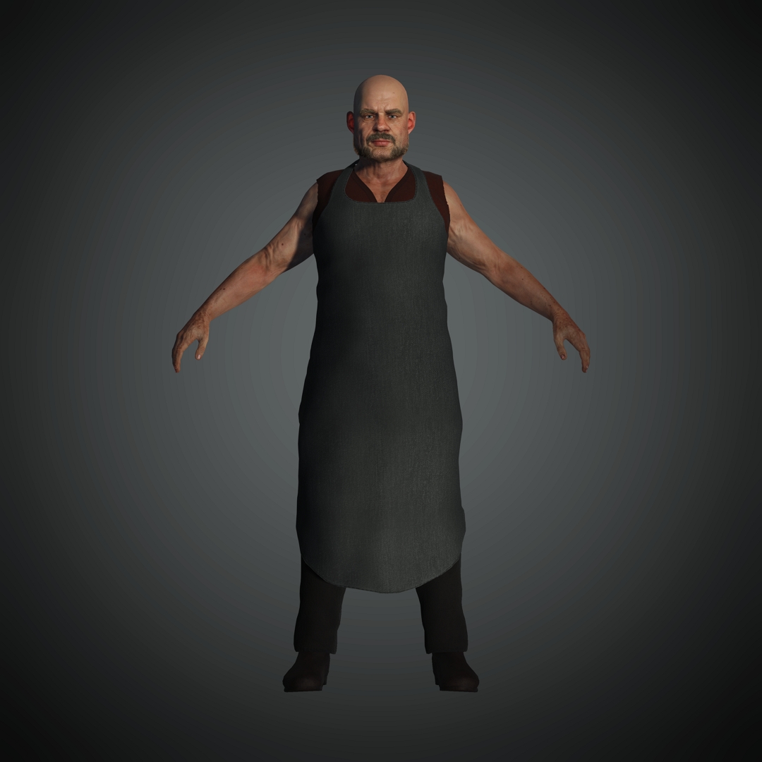 Greggor - The Butcher - Character Creator/Actor - Reallusion Content Store