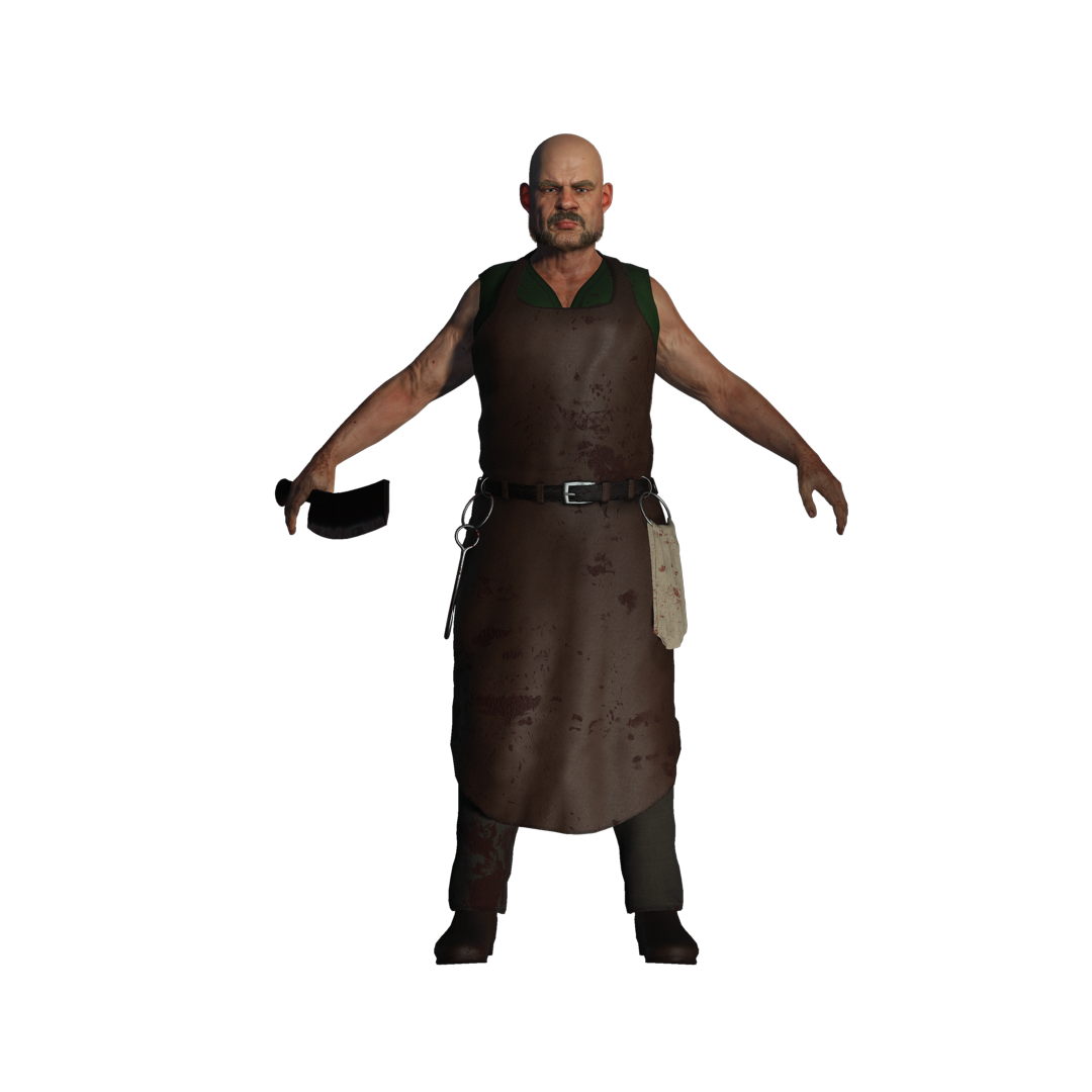 Greggor - The Butcher - Character Creator/Actor - Reallusion Content Store
