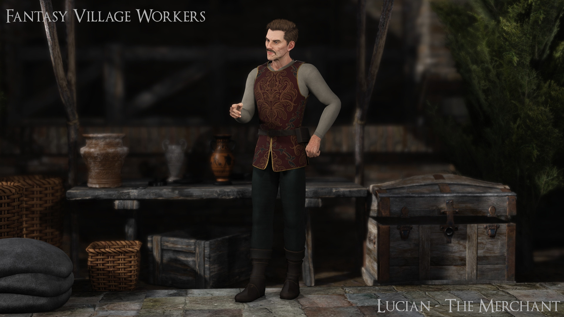 Lucian - The Merchant - Character Creator/Actor - Reallusion Content Store
