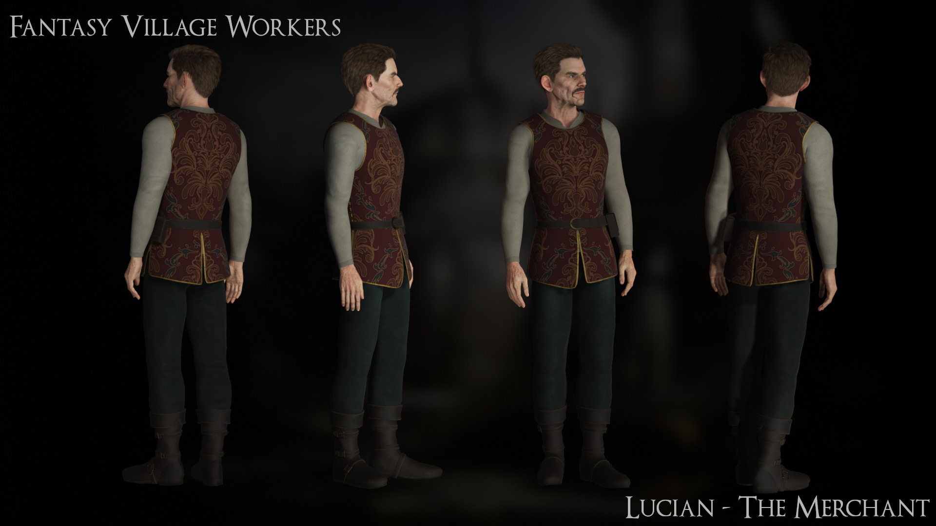 Lucian - The Merchant - Character Creator/Actor - Reallusion Content Store