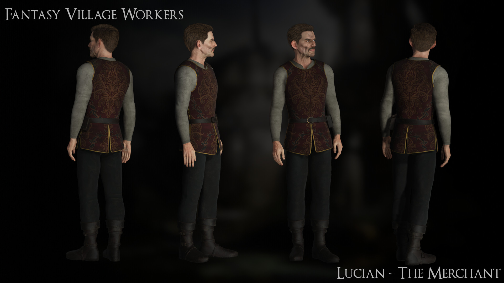 Lucian - The Merchant - Character Creator/Actor - Reallusion Content Store