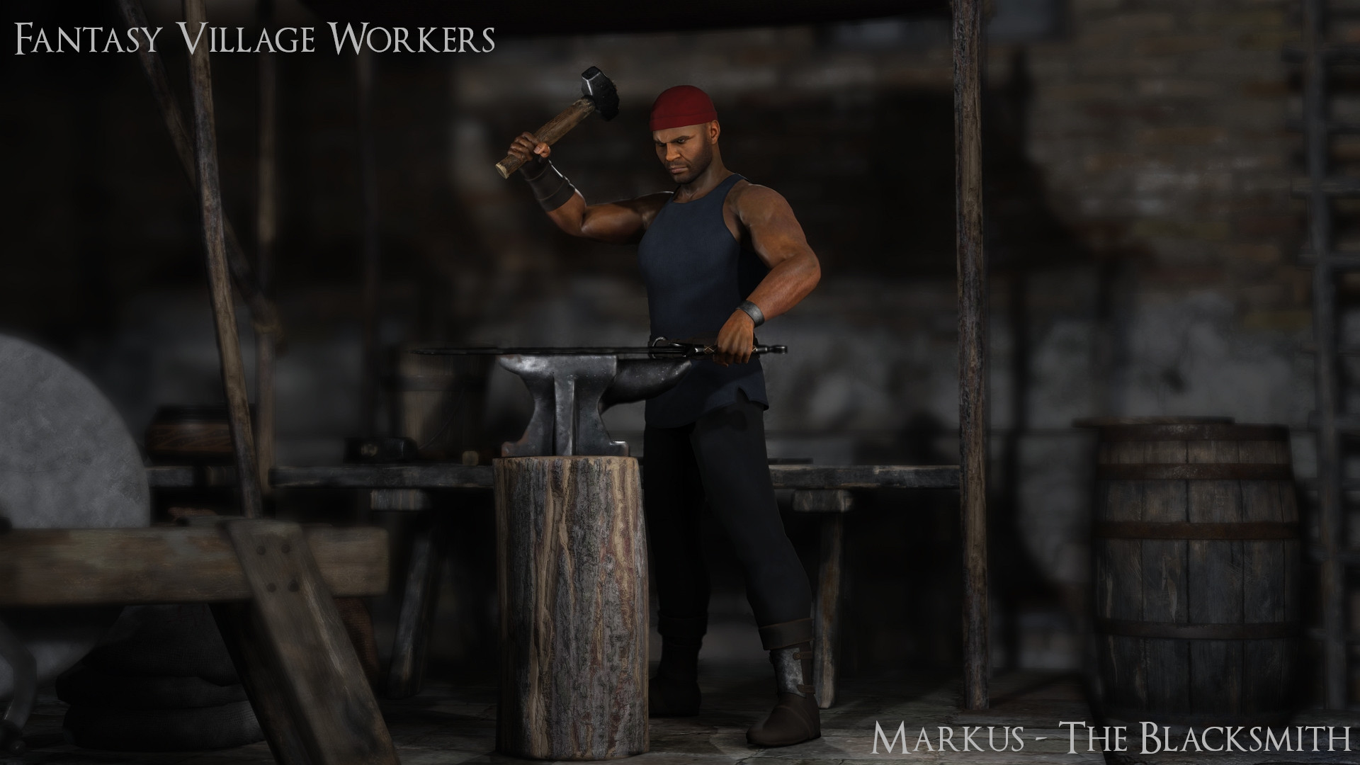 Markus - The Blacksmith - Character Creator/Actor - Reallusion Content ...