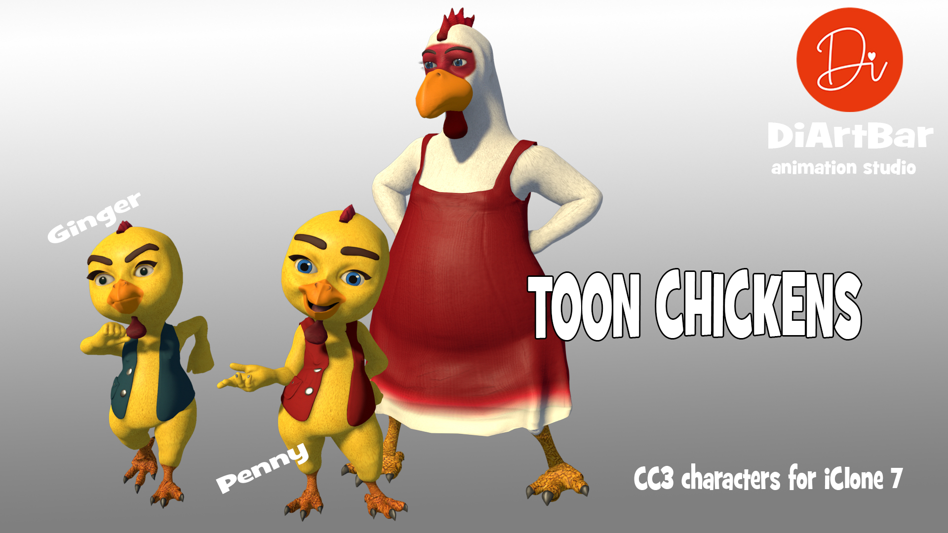 Cartoon Chickens - Character Creator/Actor - Reallusion Content Store