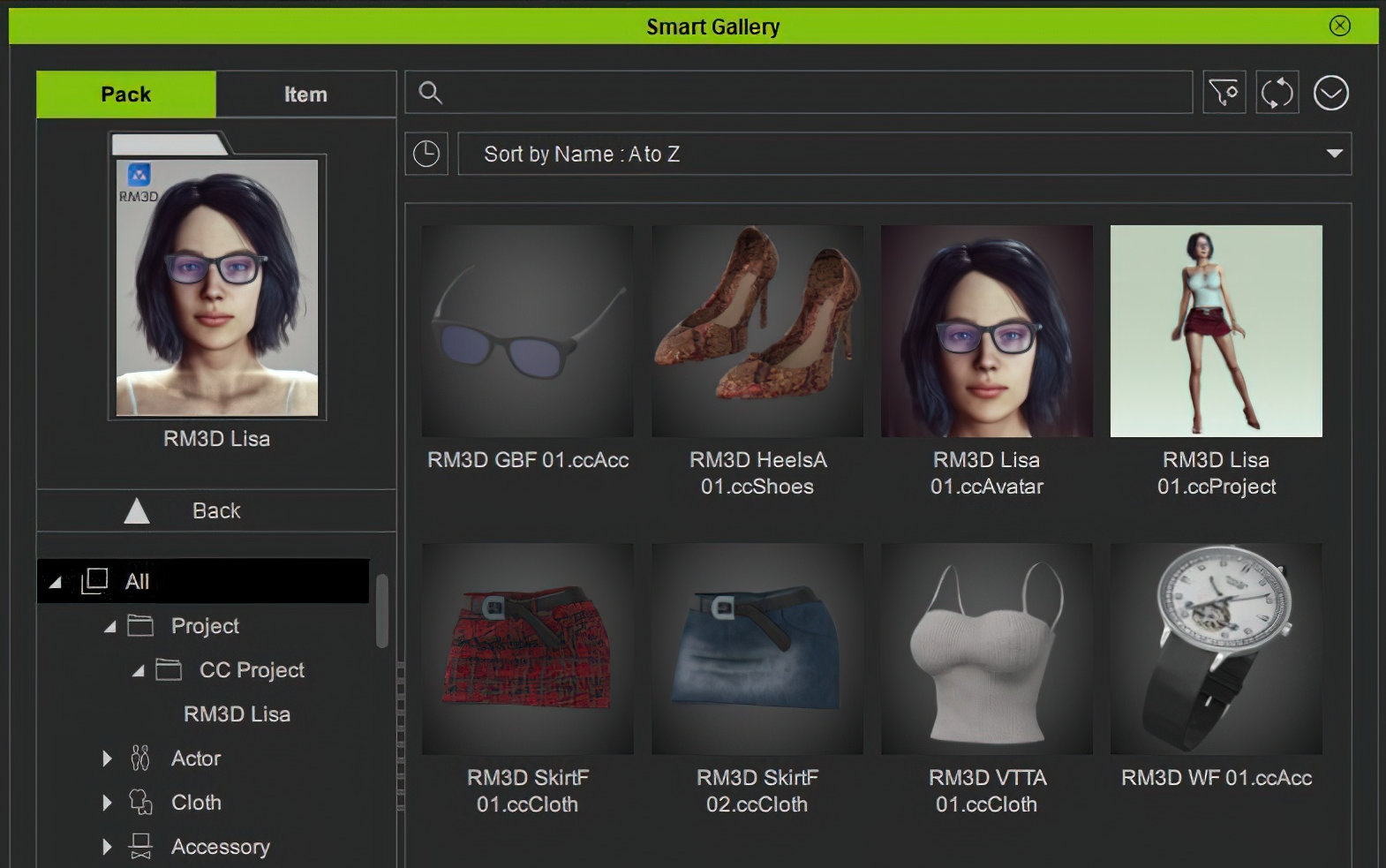 RM3D Lisa - Character Creator/Actor - Reallusion Content Store