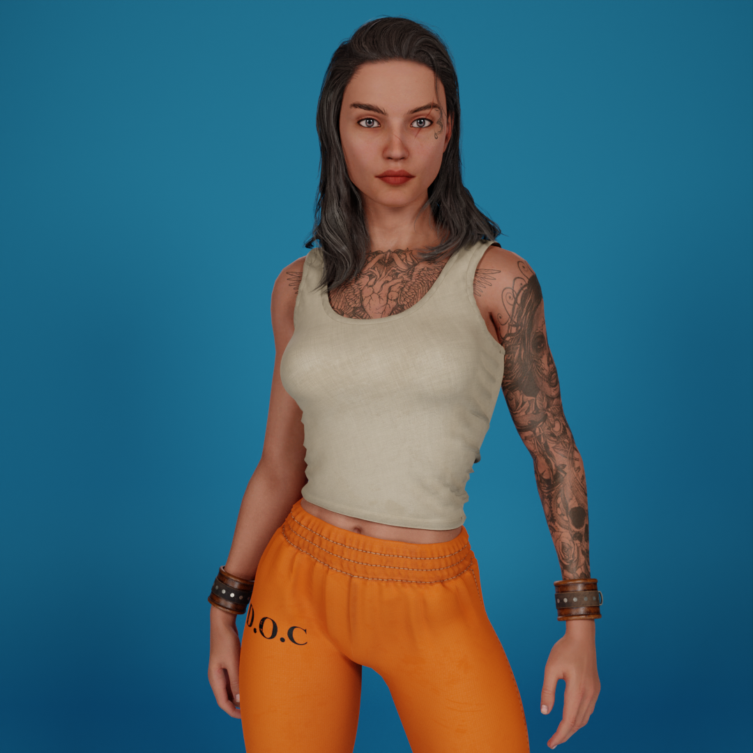 Convict Female - Character Creator/Actor - Reallusion Content Store
