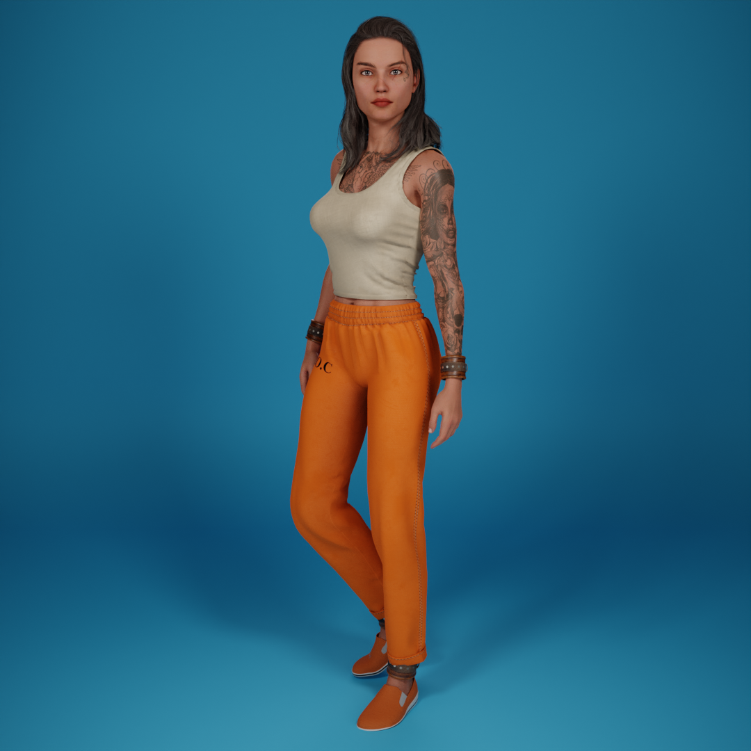 Convict Female - Character Creator/Actor - Reallusion Content Store