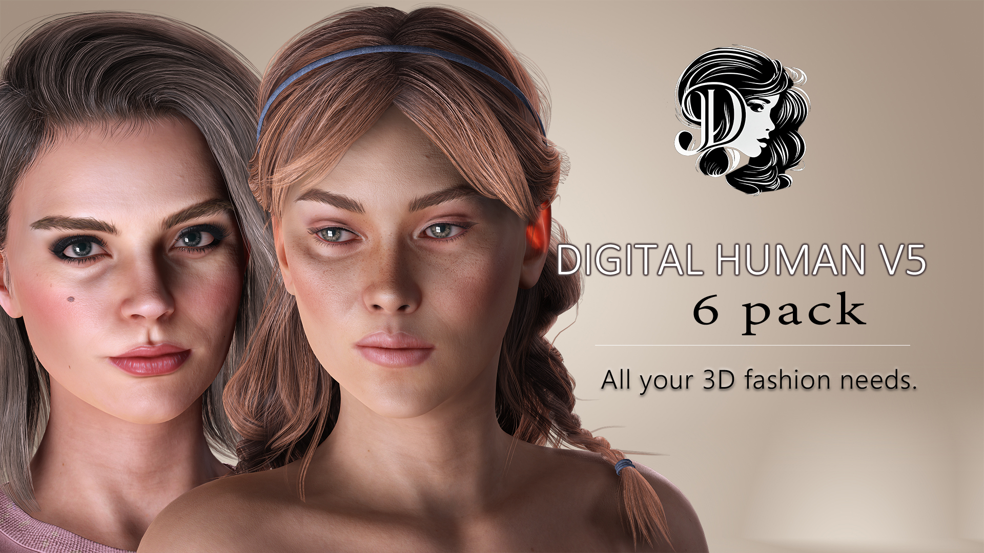 Digital Human V5 - 6 Pack - Character Creator/Actor - Reallusion ...