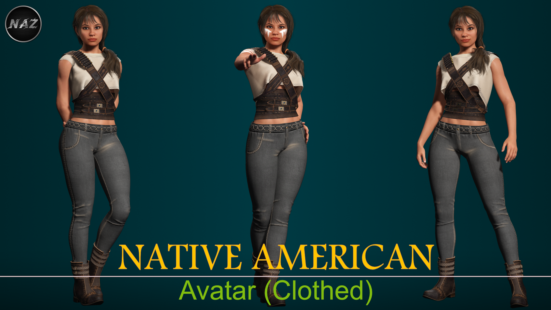 Native American - Character Creator/Actor - Reallusion Content Store