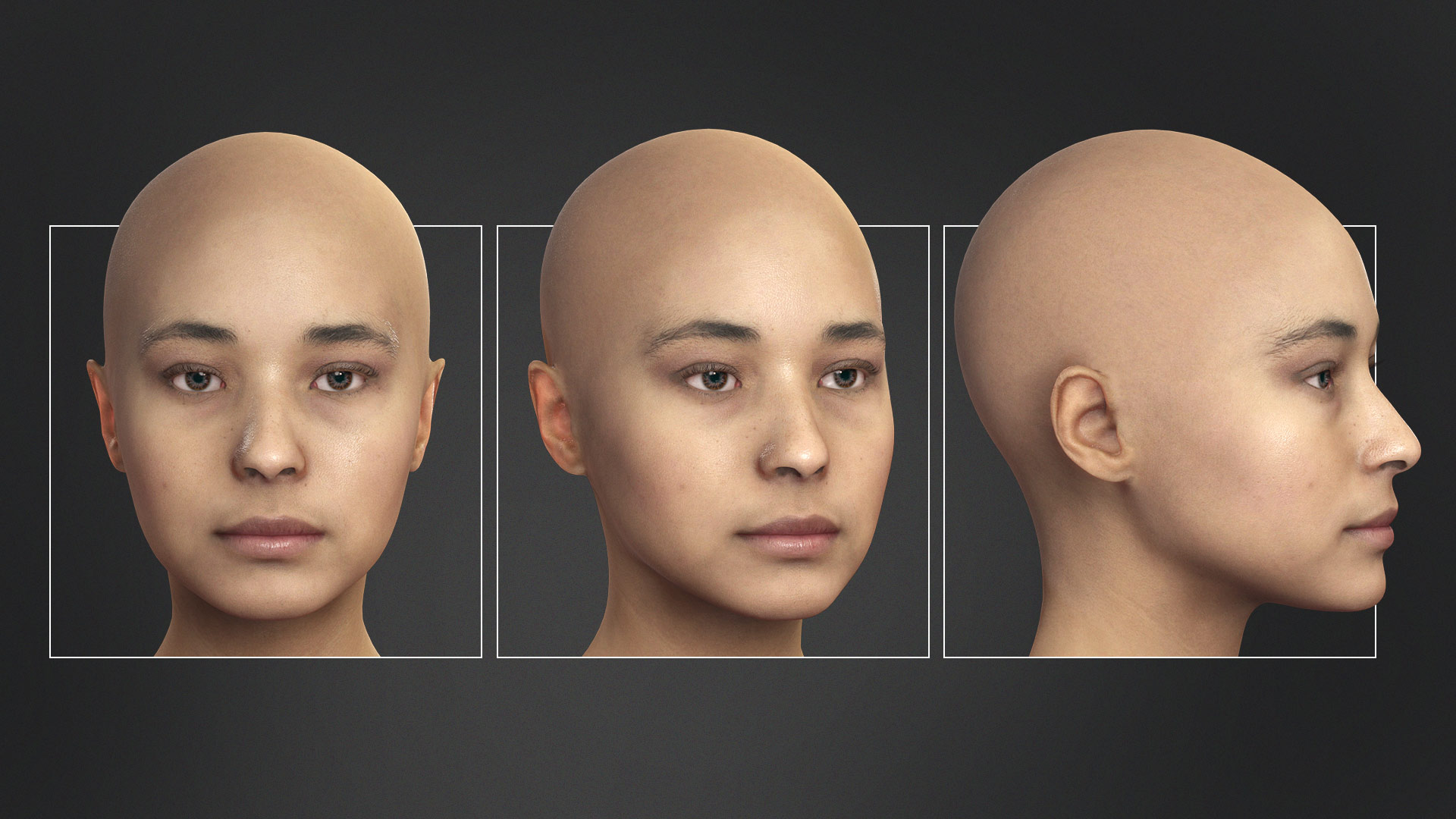 Virtual Human Heads - Fatima - Character Creator/Morph - Reallusion ...