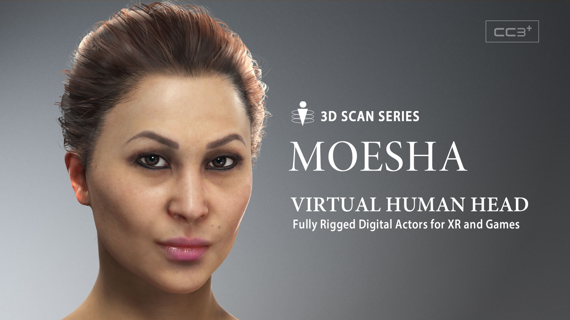Virtual Human Heads - Moesha - Character Creator/Morph - Reallusion ...