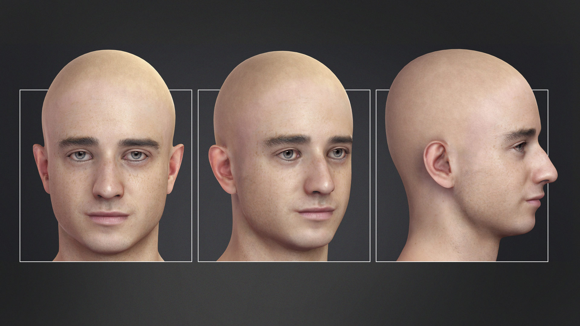 Virtual Human Heads - Philip - Character Creator/Morph - Reallusion ...