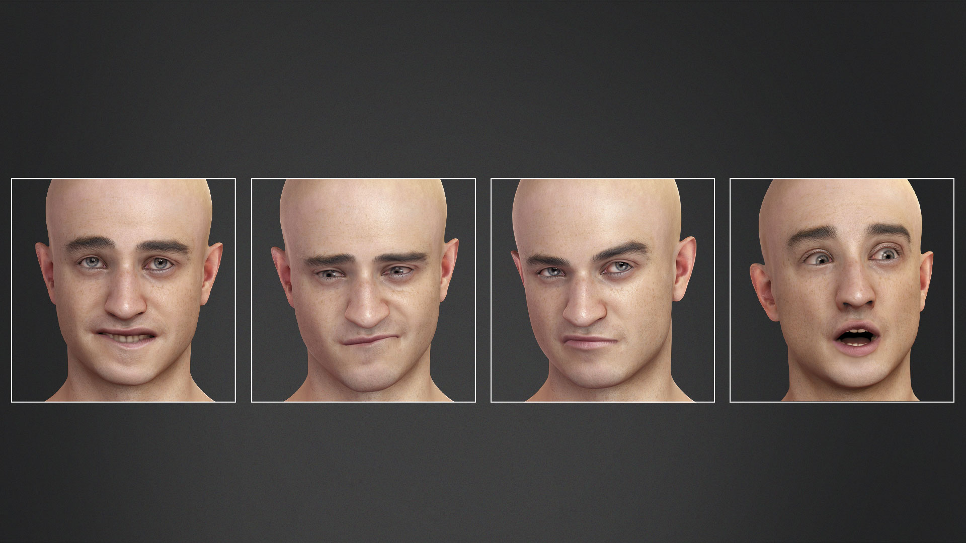Virtual Human Heads - Philip - Character Creator/Morph - Reallusion ...