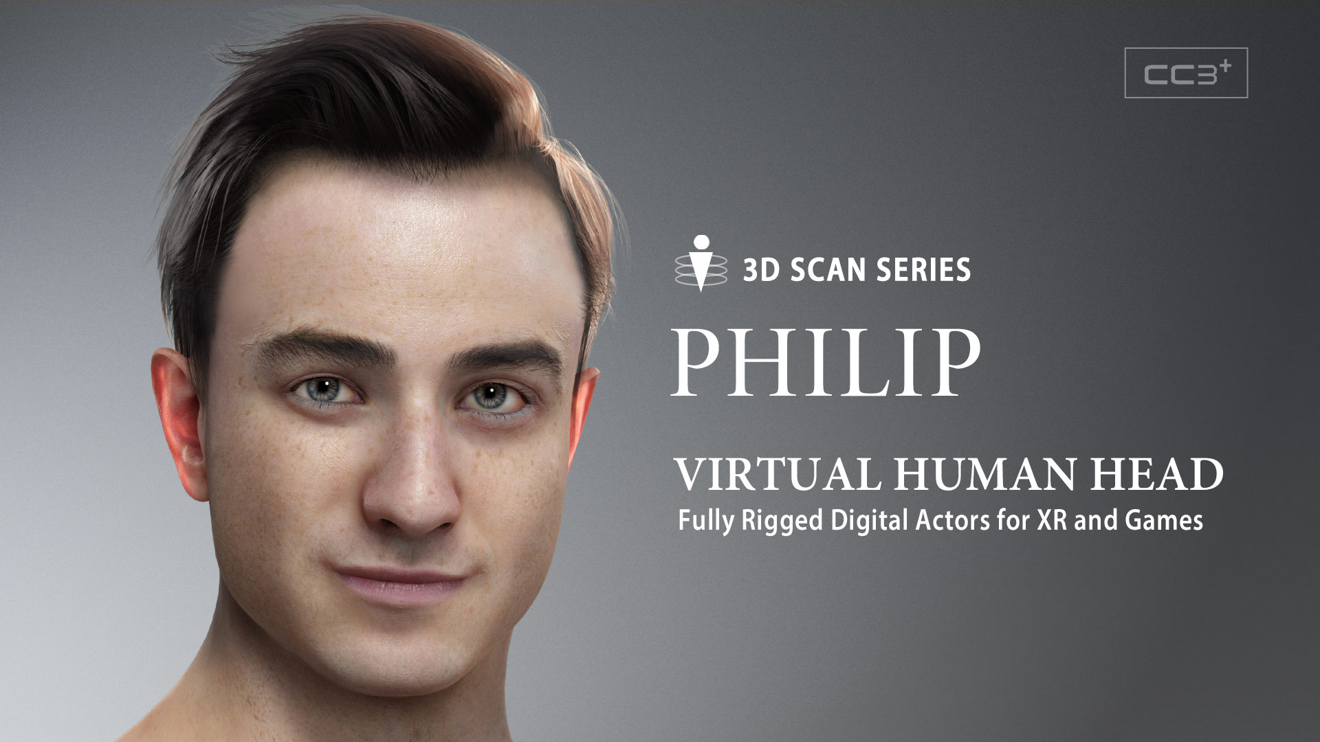 Virtual Human Heads - Philip - Character Creator/Morph - Reallusion ...