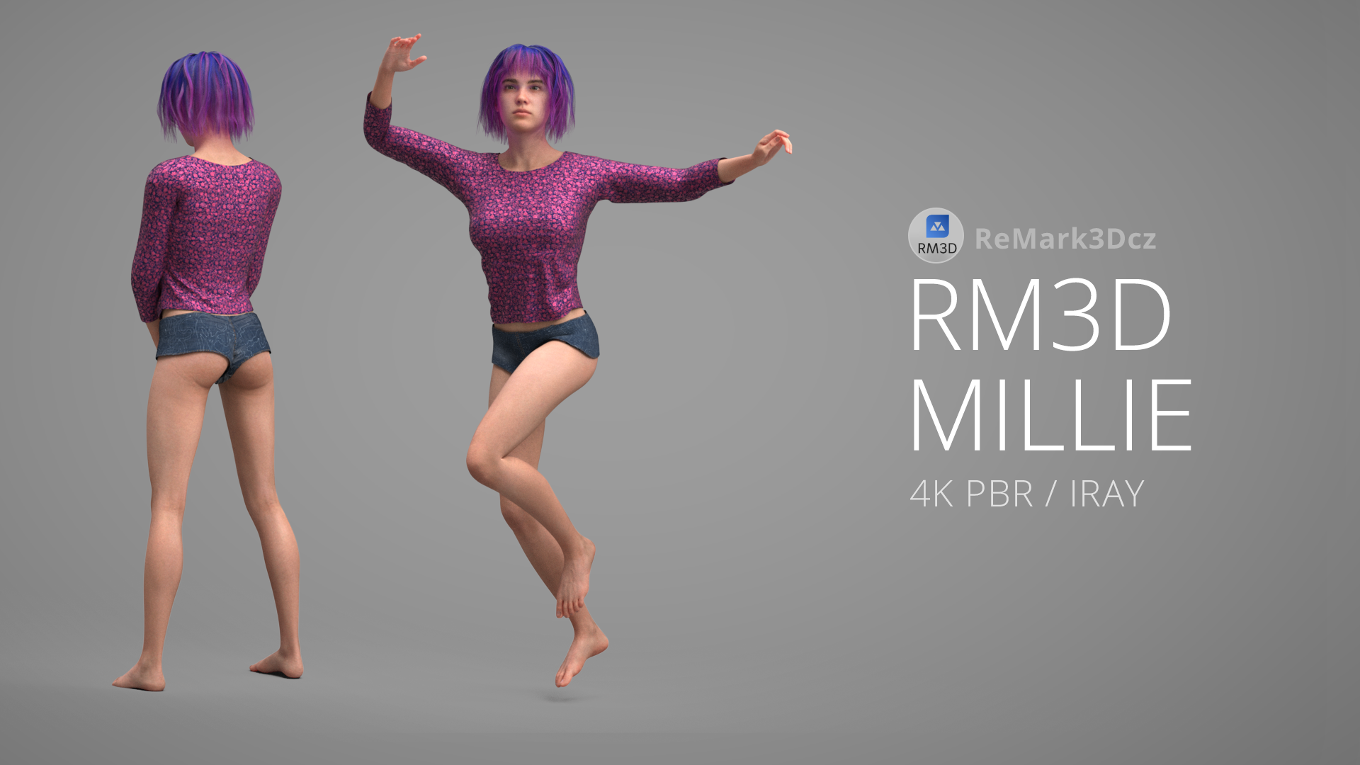 RM3D Millie - Character Creator/Actor - Reallusion Content Store