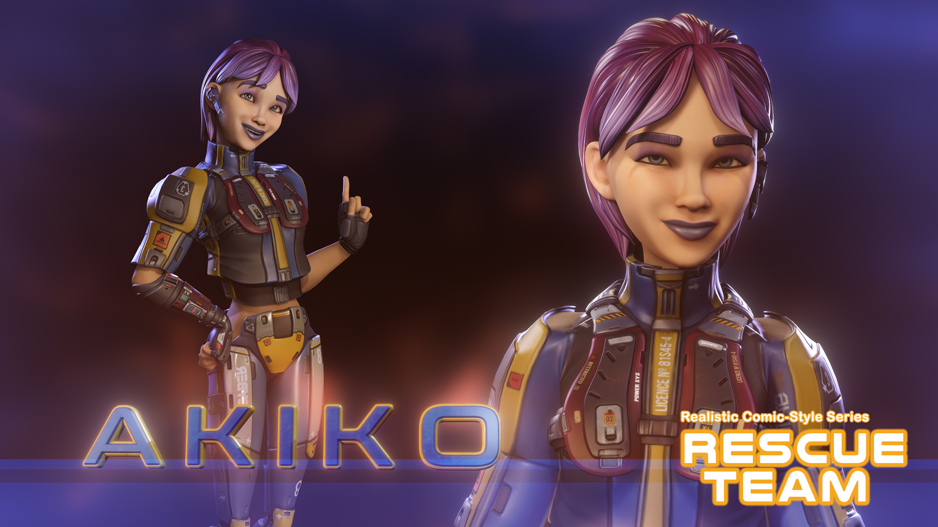 Rescue Team - Akiko - Character Creator/Actor - Reallusion Content Store