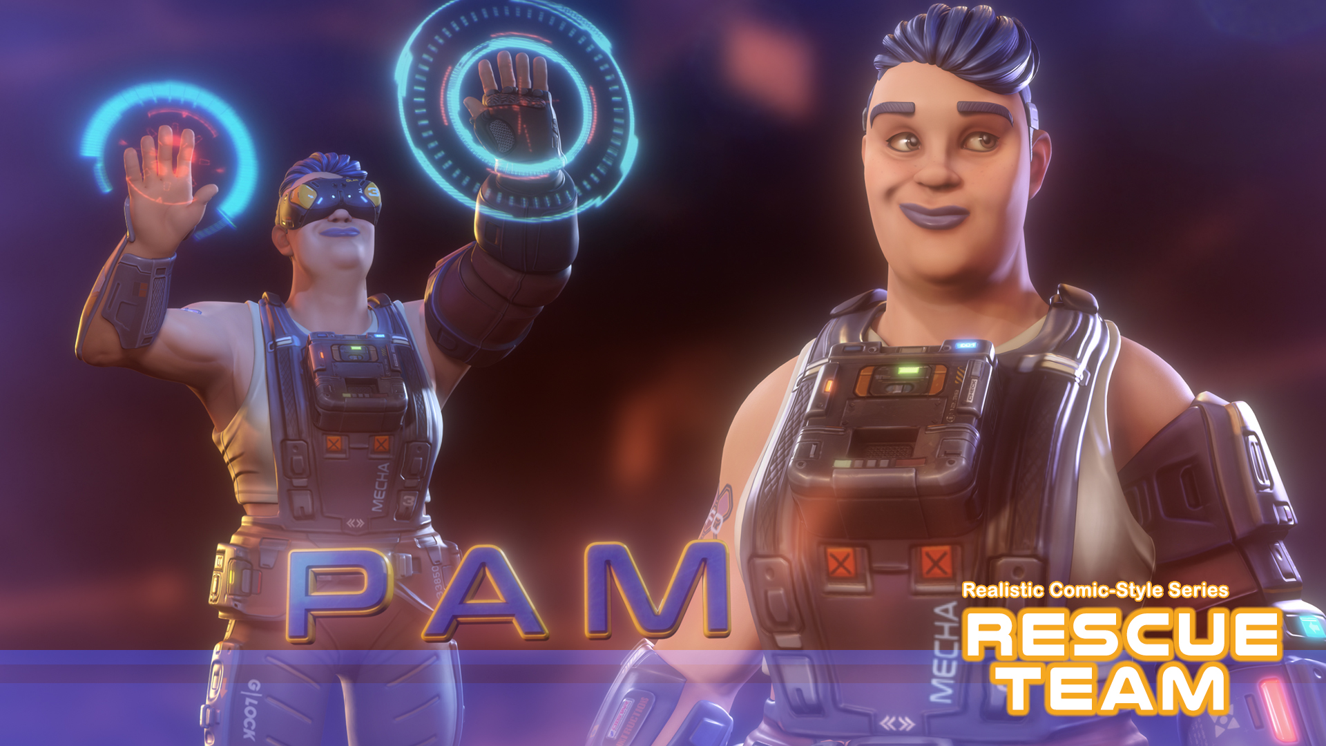 Rescue Team - Pam - Character Creator/Actor - Reallusion Content Store