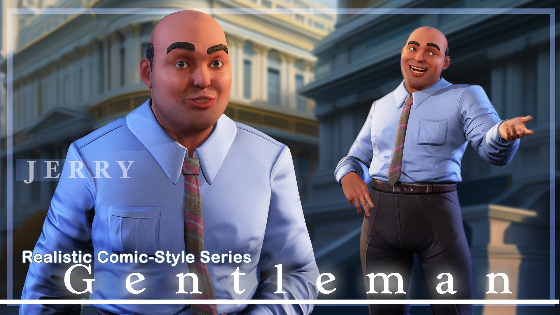 Gentleman - Jerry - Character Creator/Actor - Reallusion Content Store