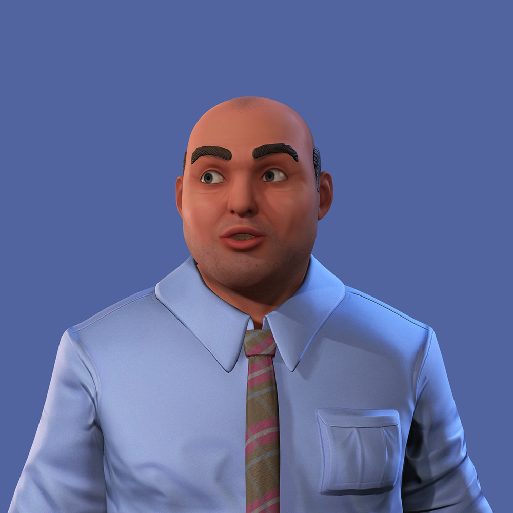 Gentleman - Jerry - Character Creator/Actor - Reallusion Content Store