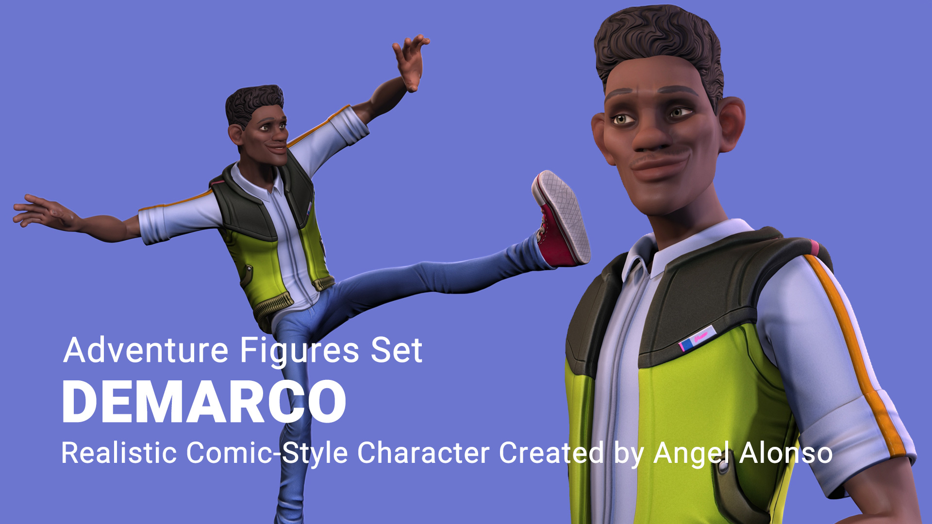 Adventure Figures Set - Demarco - Character Creator/Actor - Reallusion ...