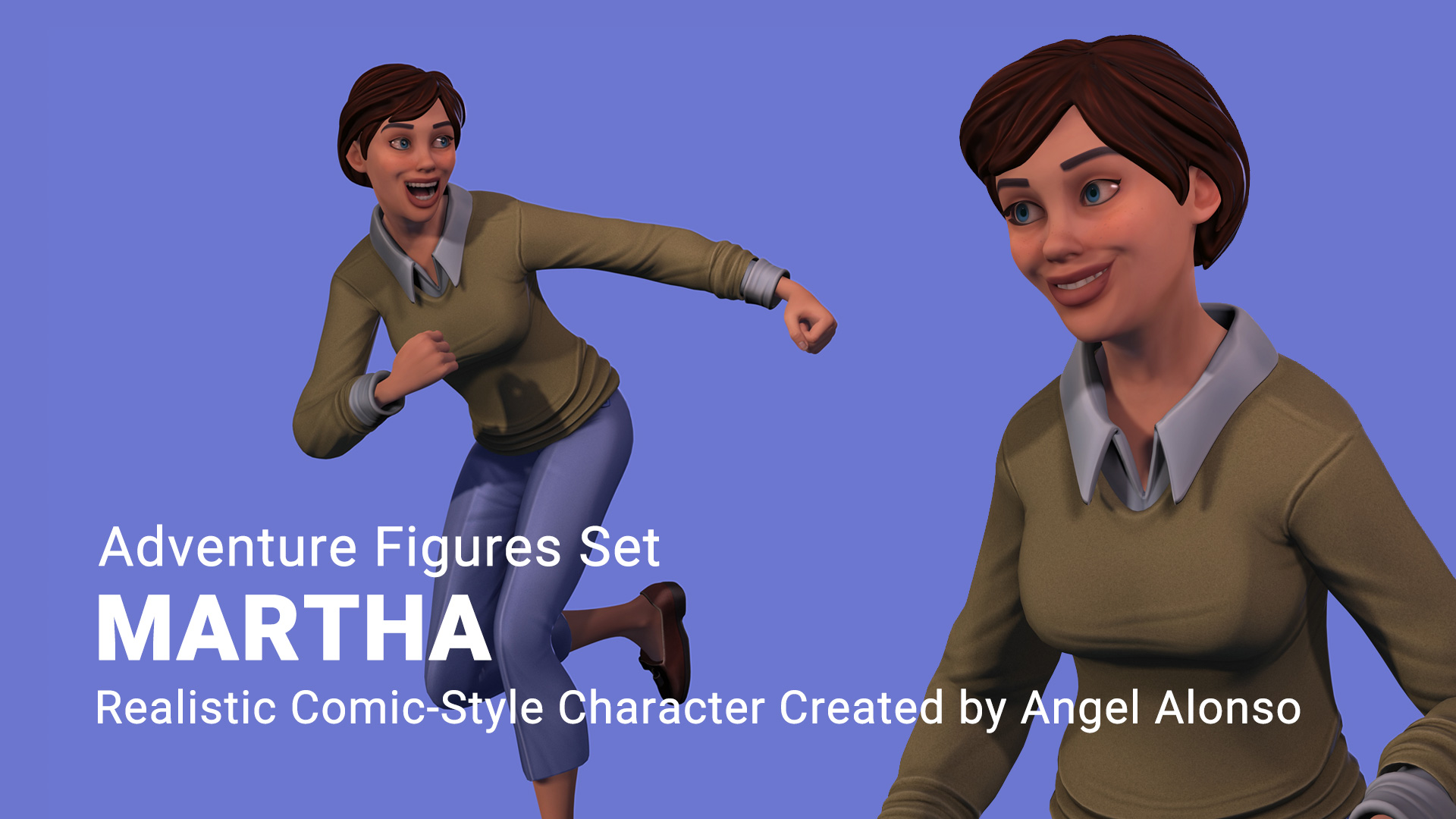 Adventure Figures Set - Martha - Character Creator/Actor - Reallusion ...