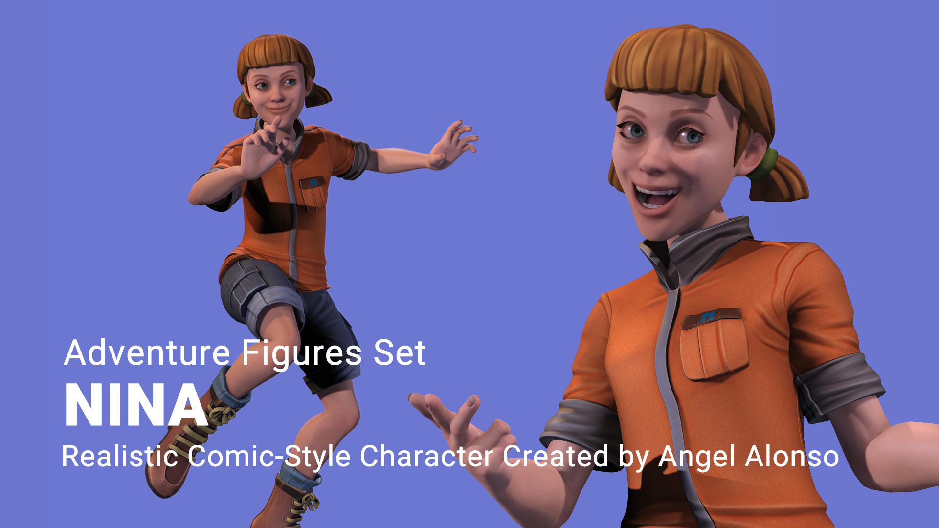 Adventure Figures Set - Nina - Character Creator/Actor - Reallusion ...