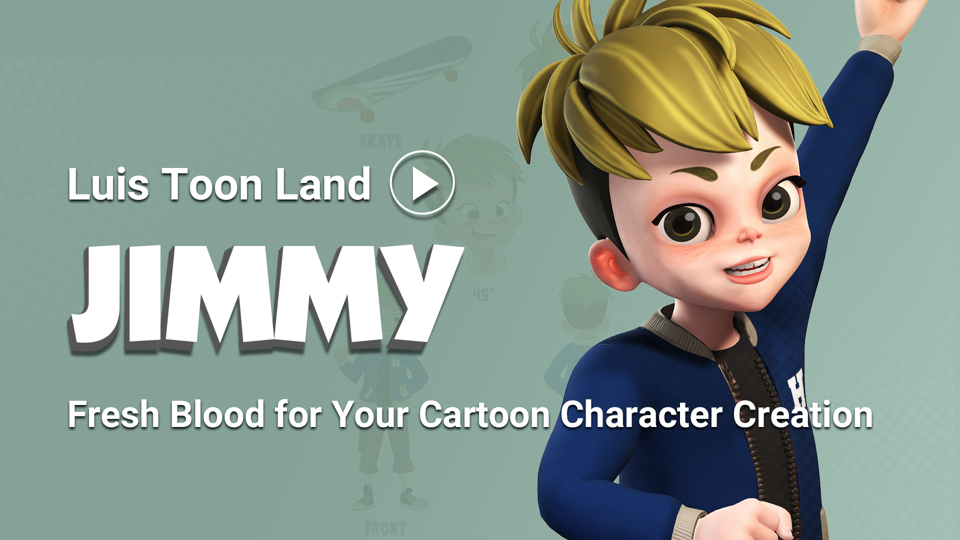 Kids & Teens on Campus - Jimmy - Character Creator/Actor - Reallusion ...