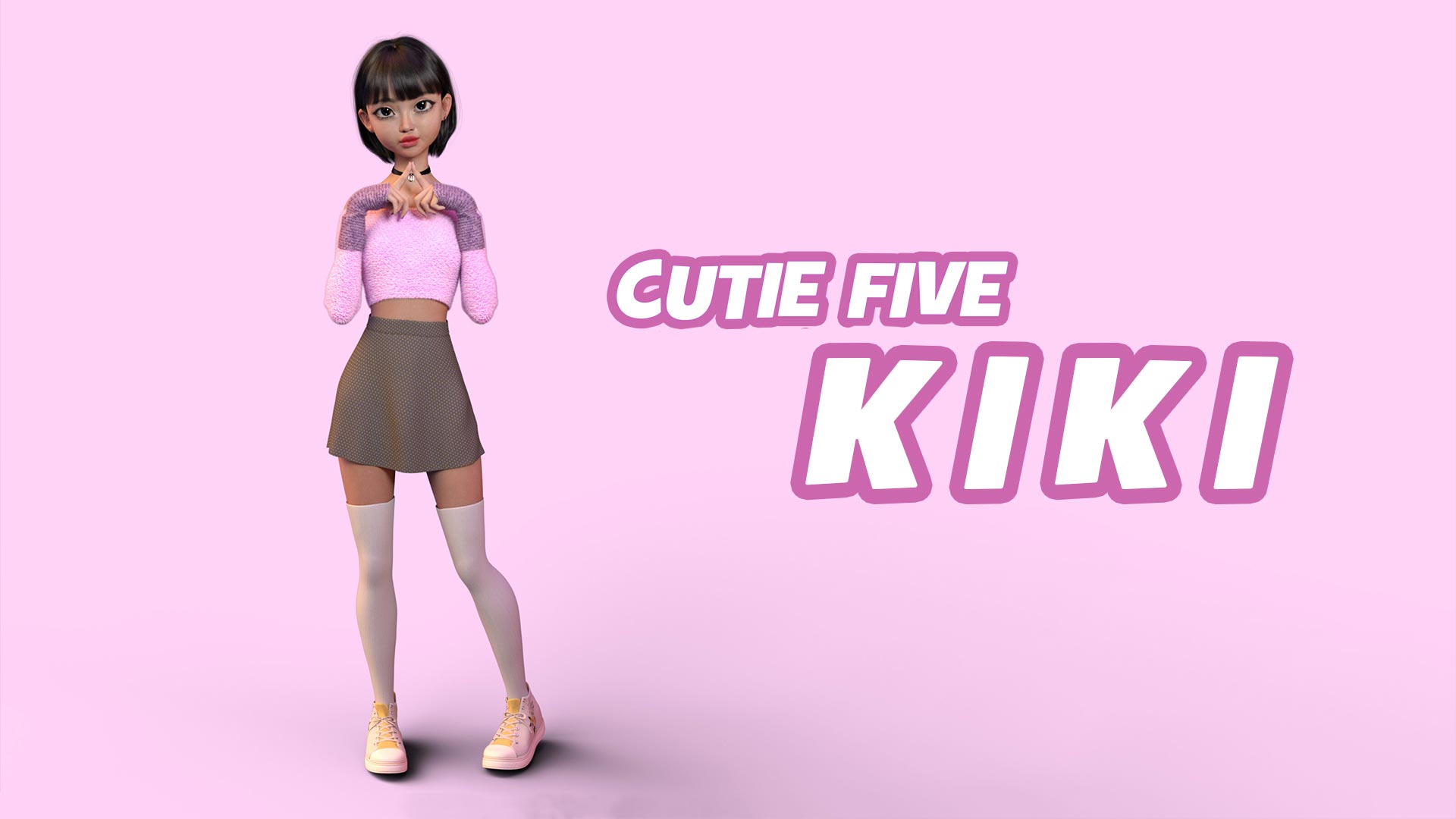 Cutie Five - Kiki - Character Creator/Actor - Reallusion Content Store