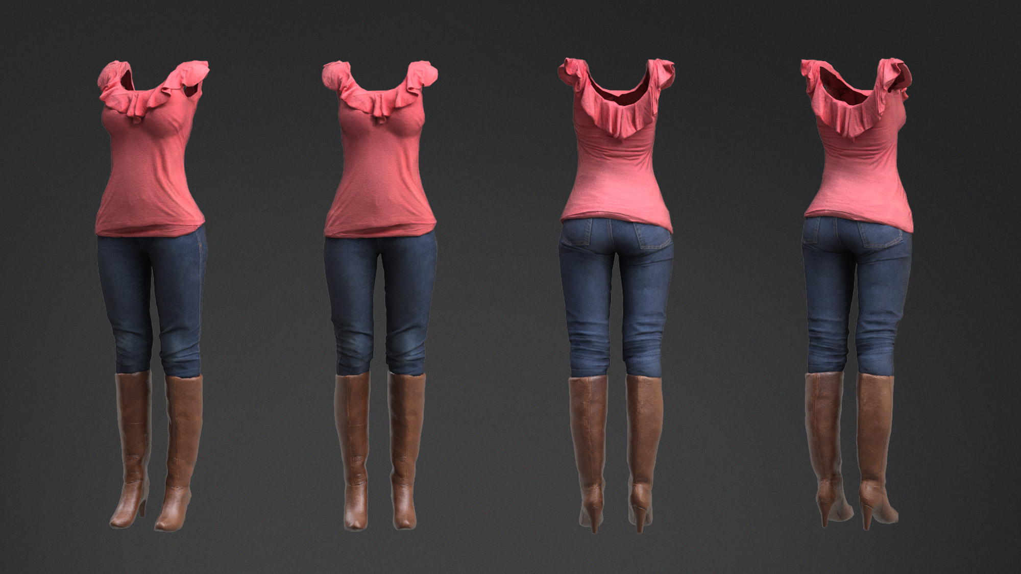 Virtual Human Outfits - Women’s Daily Wears S02 - Character Creator ...