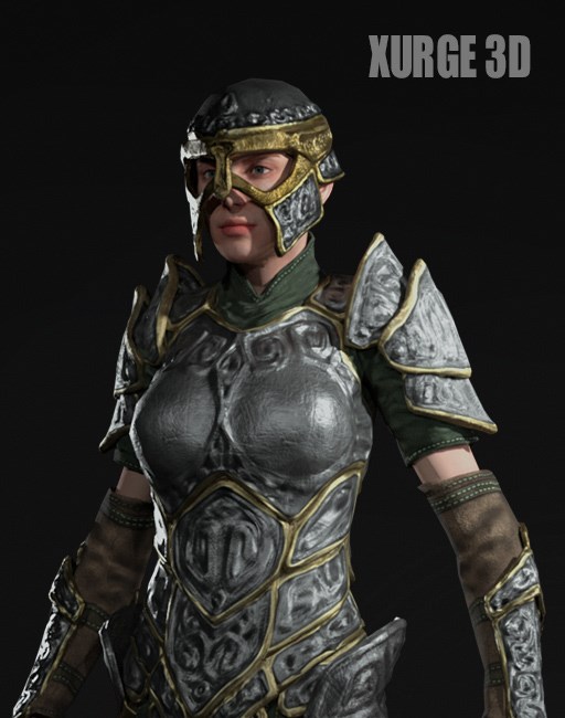 Realistic Female Plate Armor