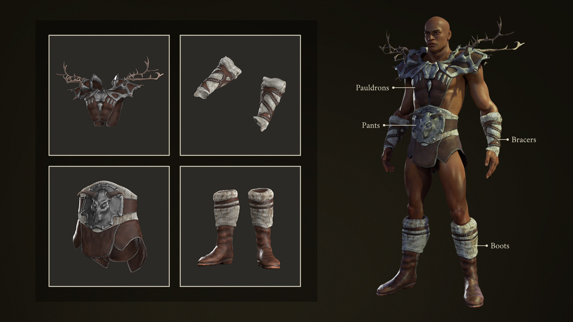 Barbarian Leathers - Male - Character Creator/Outfit - Reallusion ...