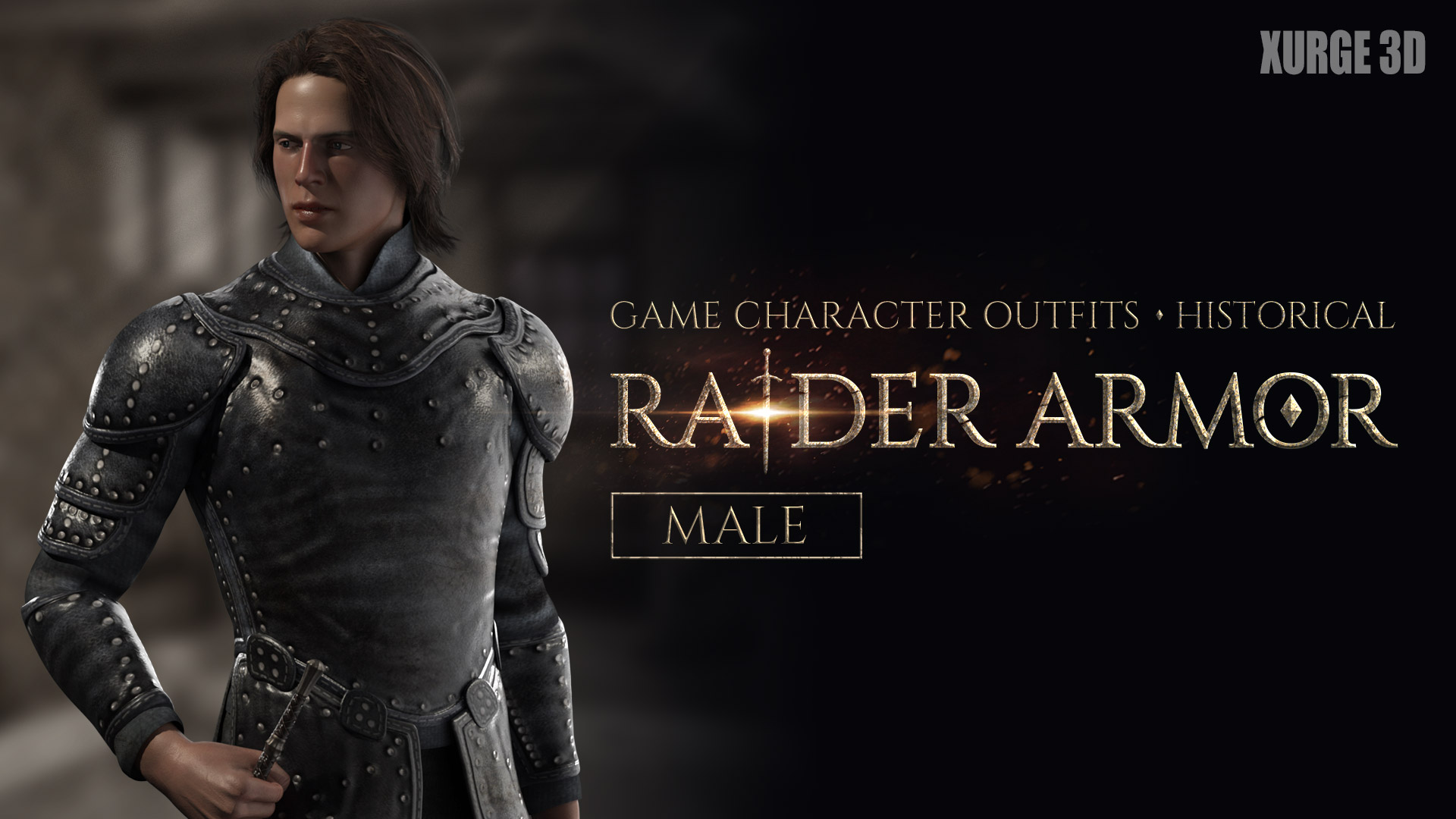 Raider Armor - Male - Character Creator/Outfit - Reallusion Content Store