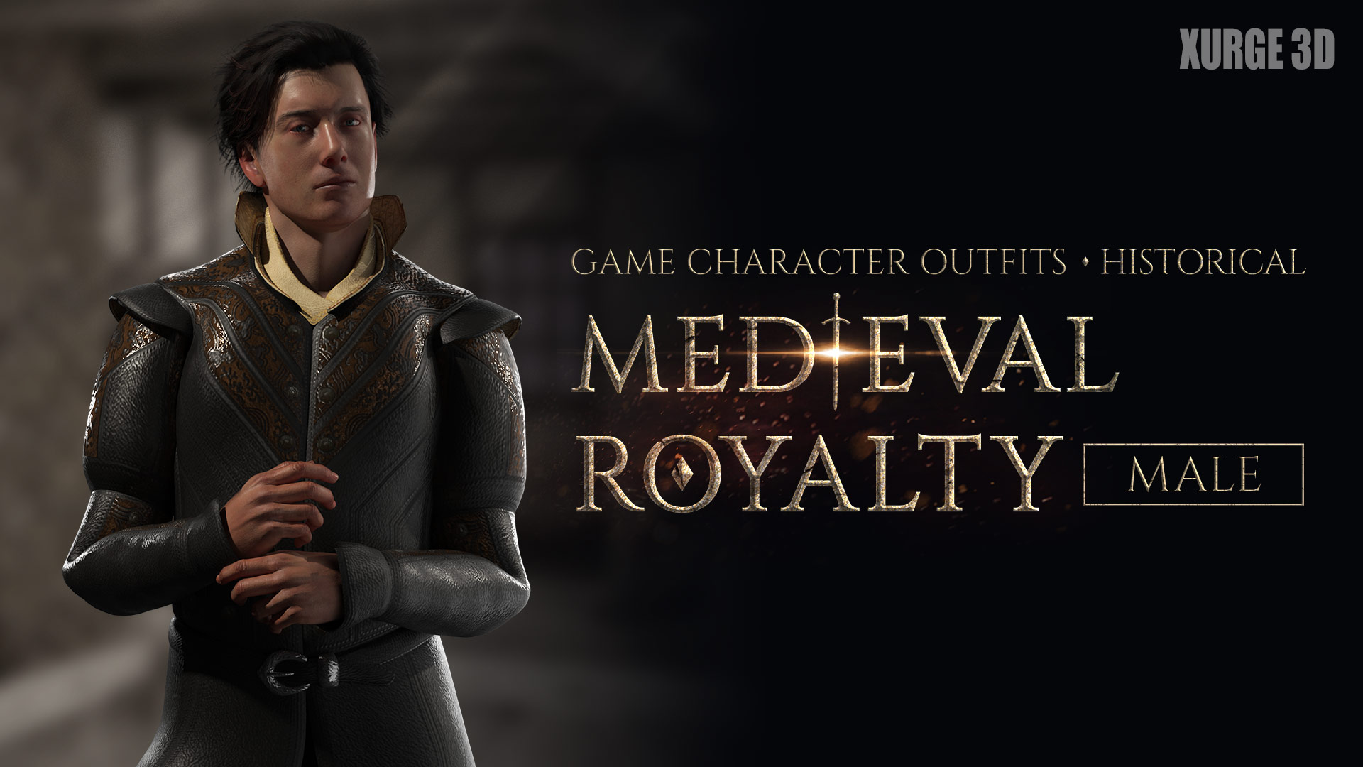 Medieval Royalty - Male - Character Creator/Outfit - Reallusion Content ...